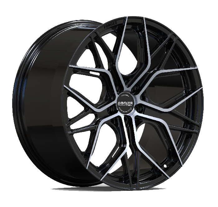 FORGED BULLET PREMIUM BLACK GLOSS 20x8,5 ET 10 - 60 :: Aventador Wheels